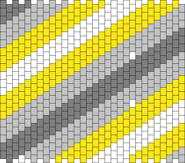 Demigender Panel Pony Bead Patterns | Misc Kandi Patterns for Kandi Cuffs