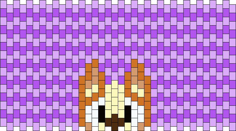 36x15 Multistitch Bluey Cuff Pony Bead Patterns | Misc Kandi Patterns ...