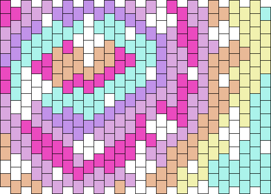 Galaxy Multi-stitch Cuff Pony Bead Patterns | Misc Kandi Patterns for ...