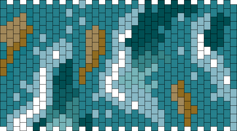 Fish Cuff Pony Bead Patterns | Misc Kandi Patterns for Kandi Cuffs