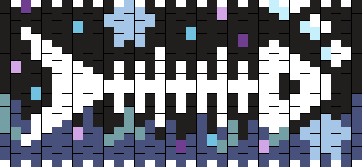 Fishbonez Pony Bead Patterns | Misc Kandi Patterns for Kandi Cuffs