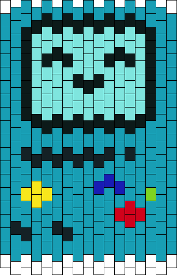 Bmo Peyote Stick Panel! Add Bottom Of Row 1 At End Pony Bead Patterns ...