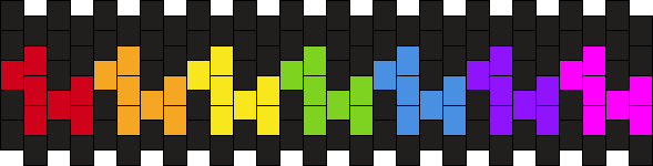 Balloon Dog Cuff Pony Bead Patterns | Misc Kandi Patterns for Kandi Cuffs