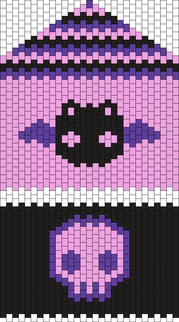 Pastel Goth Kawaii Halloween Purse Bat Skull Pony Bead Patterns | Misc ...