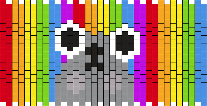 Pebble DW Pony Bead Patterns | Misc Kandi Patterns for Kandi Cuffs