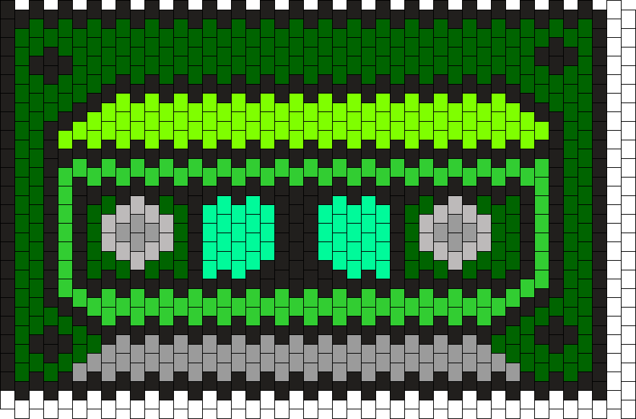 Magnus Archives Cassette Tape Panel Pony Bead Patterns | Misc Kandi Patterns for Kandi Cuffs