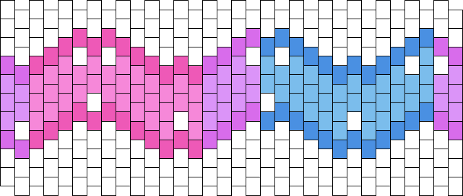 Gummy Worm Cuff Pony Bead Patterns | Misc Kandi Patterns for Kandi Cuffs