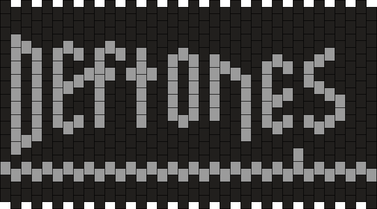 36 X 15 Deftones Cuff Pony Bead Patterns | Misc Kandi Patterns for ...