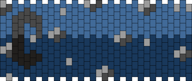 32 X 10 Night Cuff Pony Bead Patterns | Misc Kandi Patterns for Kandi Cuffs