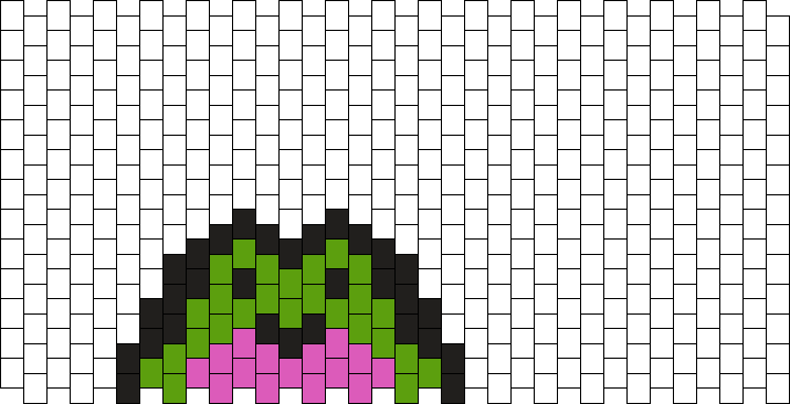 Frog Cuff?? Pony Bead Patterns | Misc Kandi Patterns for Kandi Cuffs