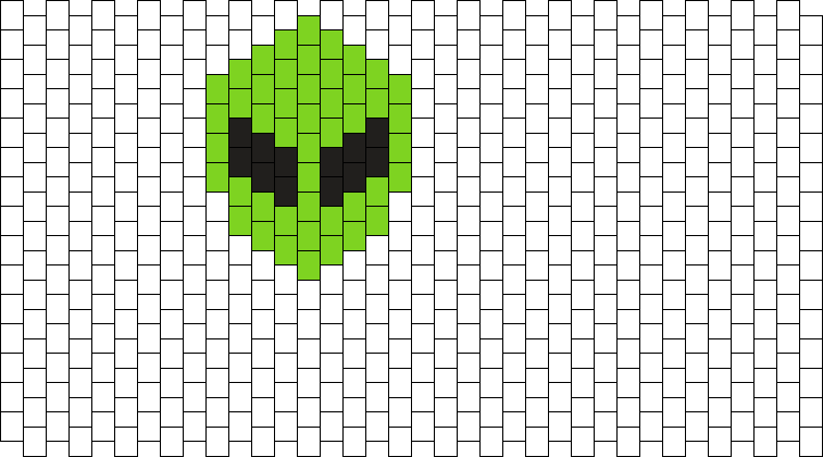 Alien Pony Bead Patterns | Simple Kandi Patterns for Kandi Cuffs