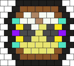 A Hat In Time Timepiece Bead Pattern | Peyote Bead Patterns | Simple ...