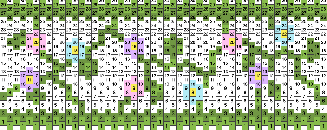 -flower Viney Cuff Thingy Ig- Pony Bead Patterns | Simple Kandi ...