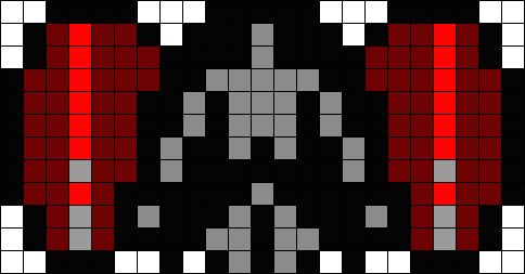 Darth Vader Bow Perler Disney Star Wars Perler Bead Pattern | Bead ...