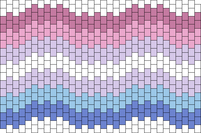 Bigender Pride Cuff (Request) Pony Bead Patterns | Simple Kandi ...