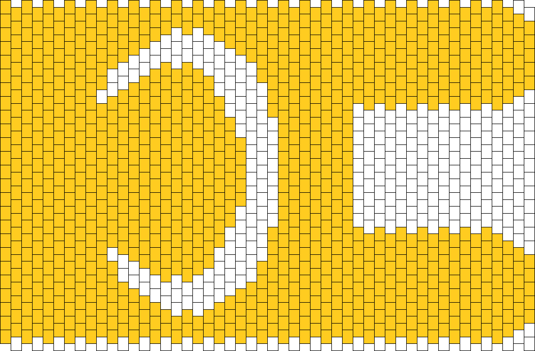 MAMLUK SULTANATE FLAG Pony Bead Patterns | Simple Kandi Patterns for ...