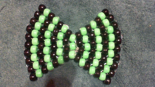 Kandi bow-tie by sarahcervantes_ - Kandi Photos on Kandi Patterns