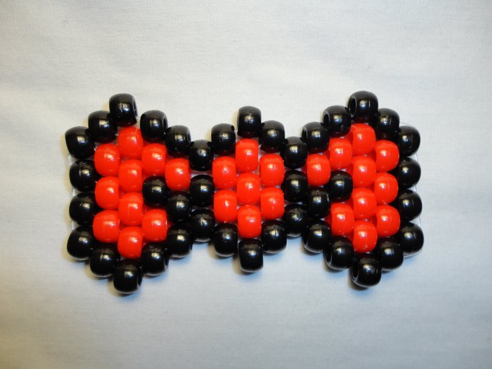 red & black hello kitty bow by kandilady - Kandi Photos on Kandi Patterns