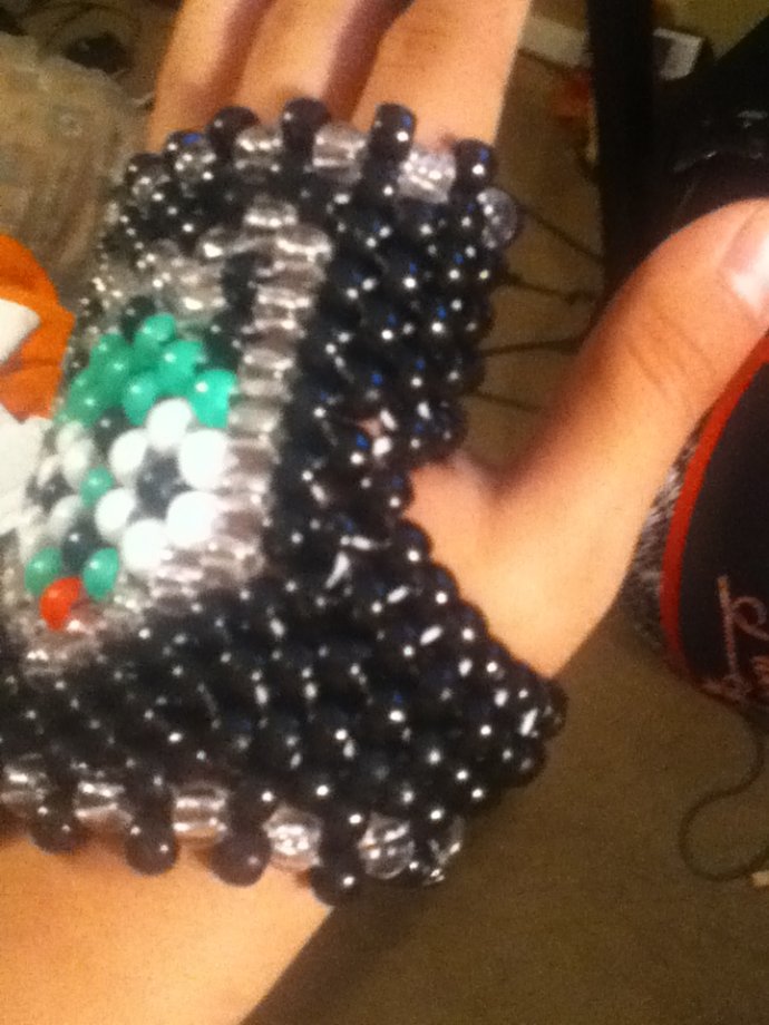 gir kandi glove (side) by mosquito777 - Kandi Photos on Kandi Patterns