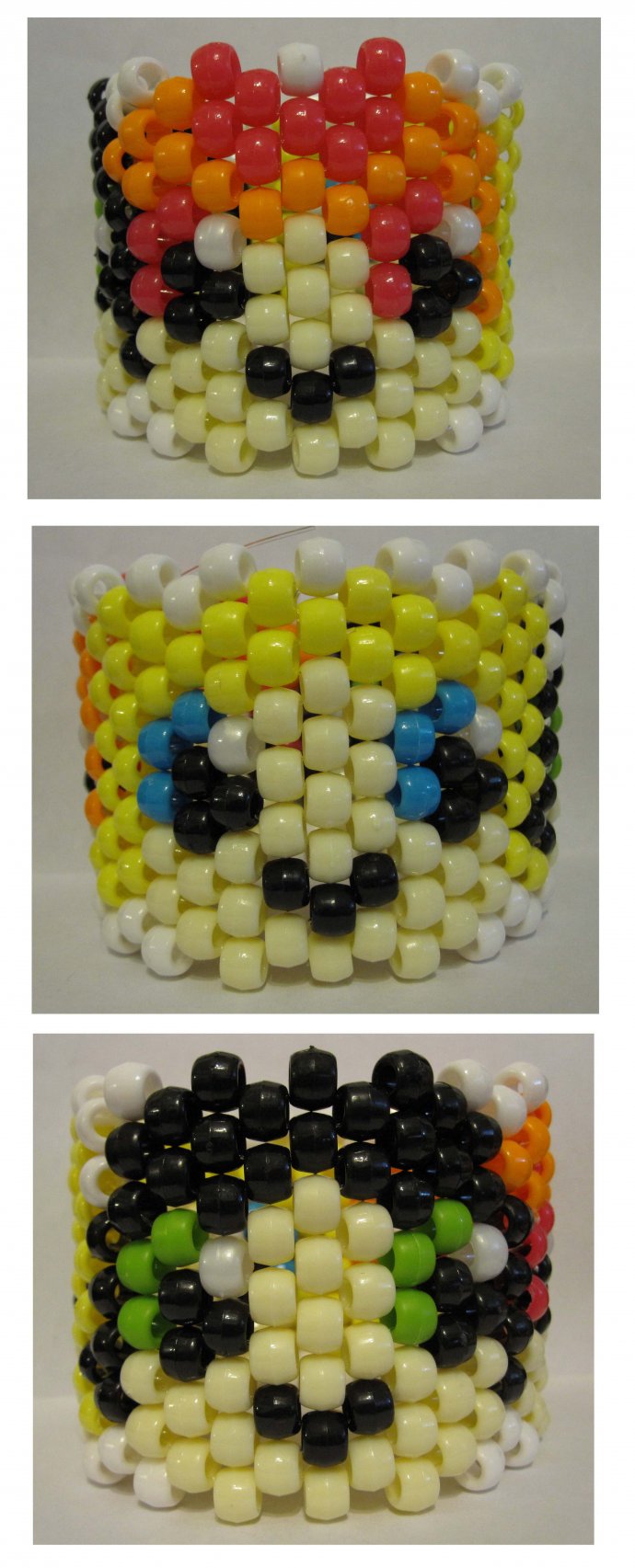 The Power Puff Girls Cuff by TacoKel - Kandi Photos on Kandi Patterns