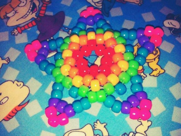 complex kandi star. by captain8bit - Kandi Photos on Kandi Patterns