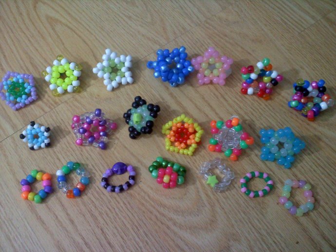 My Kandi Rings by ElectricRose - Kandi Photos on Kandi Patterns