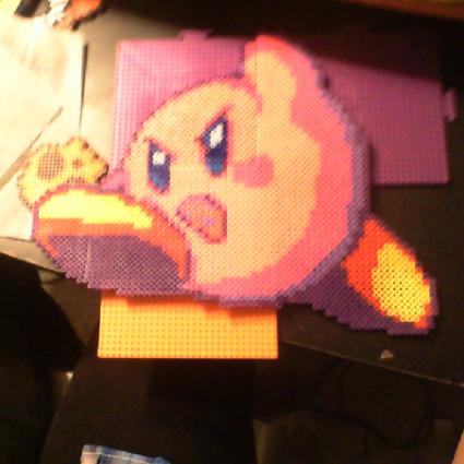 Kirby Perler by Panda_Morphine - Kandi Photos on Kandi Patterns