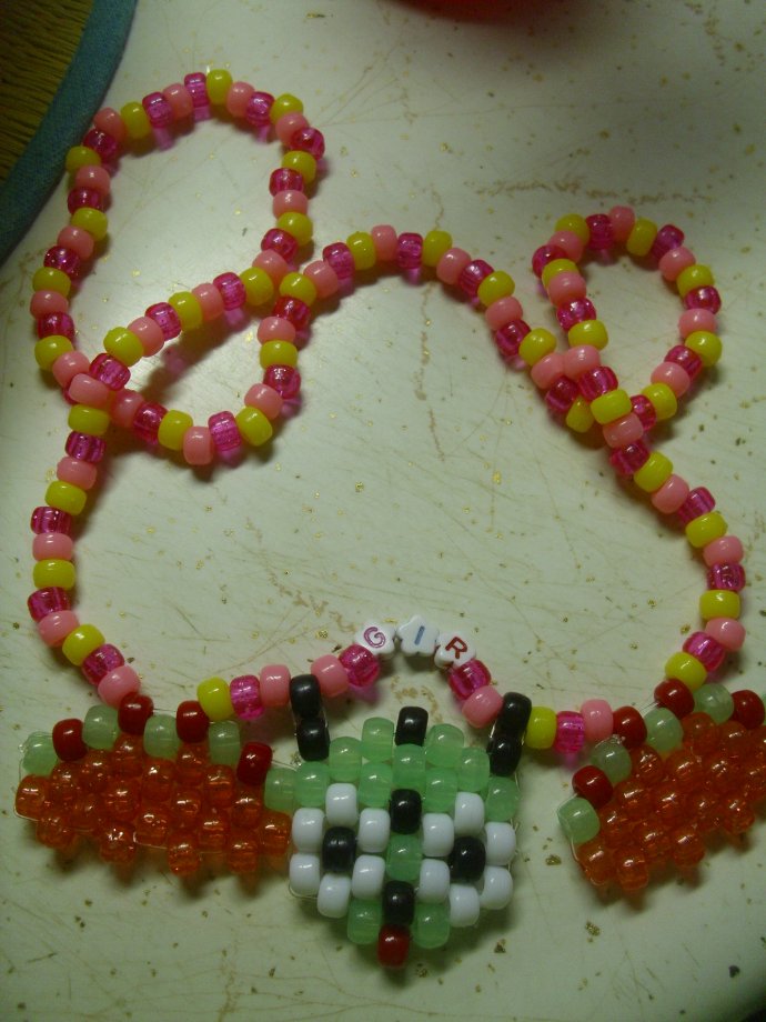 gir kandi necklace (w/ tacos) ^_^ by cupcakeGangstrr - Kandi Photos on ...