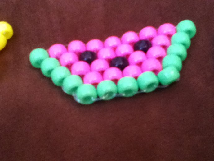 watermelon peyote by OceanneRose - Kandi Photos on Kandi Patterns