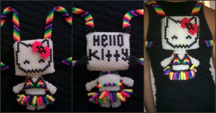 hello kitty raver backpack by MrKANDIKID - Kandi Photos on Kandi Patterns