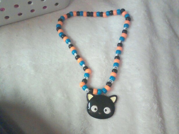 Chococat necklace by aznjodi - Kandi Photos on Kandi Patterns