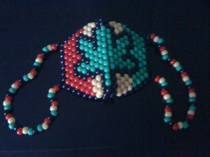 Pot Leaf Mask by HoneyDew - Kandi Photos on Kandi Patterns