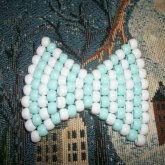 aqua kandi bow by sunset50100 - Kandi Photos on Kandi Patterns