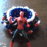 Spider-man cuff by pancho_pickles327 - Kandi Photos on Kandi Patterns
