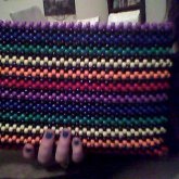Rainbow Kandi Purse:) by lovebrandnew - Kandi Photos on Kandi Patterns