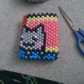Nyan Cat Cuff by trollsalol - Kandi Photos on Kandi Patterns