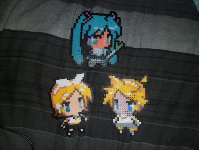Vocaloid Perlers by vivi_thekandigirly - Kandi Photos on Kandi Patterns