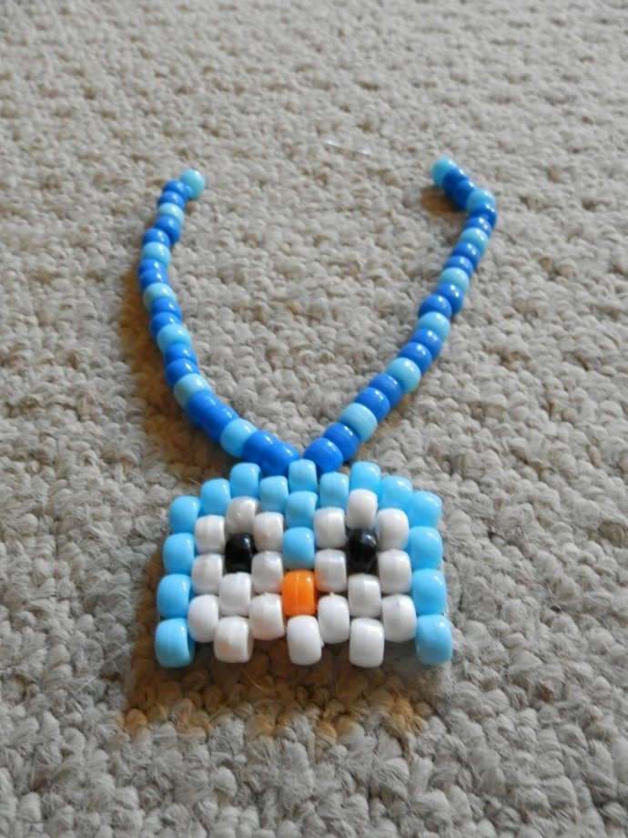 Penguin Necklace by pokemaster171 - Kandi Photos on Kandi Patterns