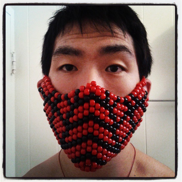 Spider-Man kandi mask by guanwen - Kandi Photos on Kandi Patterns