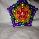 Rainbow 3d star by GreenHatPandaAlly - Kandi Photos on Kandi Patterns