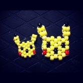 Mini and Normal Pikachu by BewitchedKid - Kandi Photos on Kandi Patterns