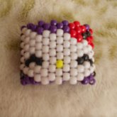 Hello Kitty Cuff by T0XXiCCwhiskkerr - Kandi Photos on Kandi Patterns