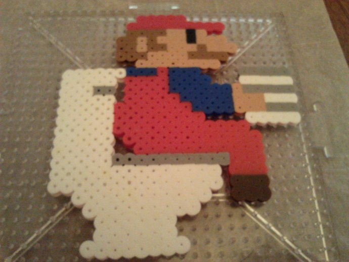 Mario on the toilet. by crissyboo - Kandi Photos on Kandi Patterns
