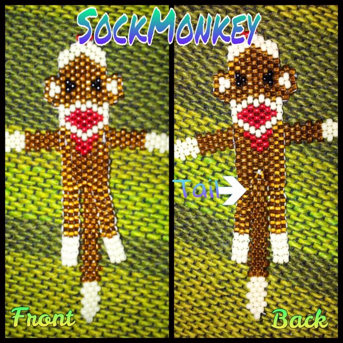 sock monkey by User - Kandi Photos on Kandi Patterns