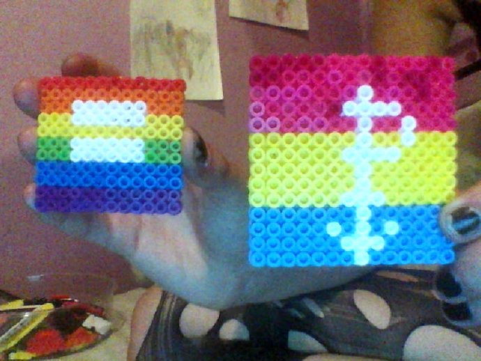 perler pride by PrincessToxicLuna - Kandi Photos on Kandi Patterns