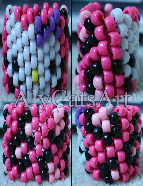 Hello Kitty Cuff by AlyCatsArt - Kandi Photos on Kandi Patterns