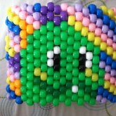 Dinosaur cuff by SamizKandi - Kandi Photos on Kandi Patterns