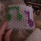 Music notes other side by emokitty666 - Kandi Photos on Kandi Patterns