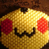 Pikachu mask by rainbowspidermonkeys - Kandi Photos on Kandi Patterns
