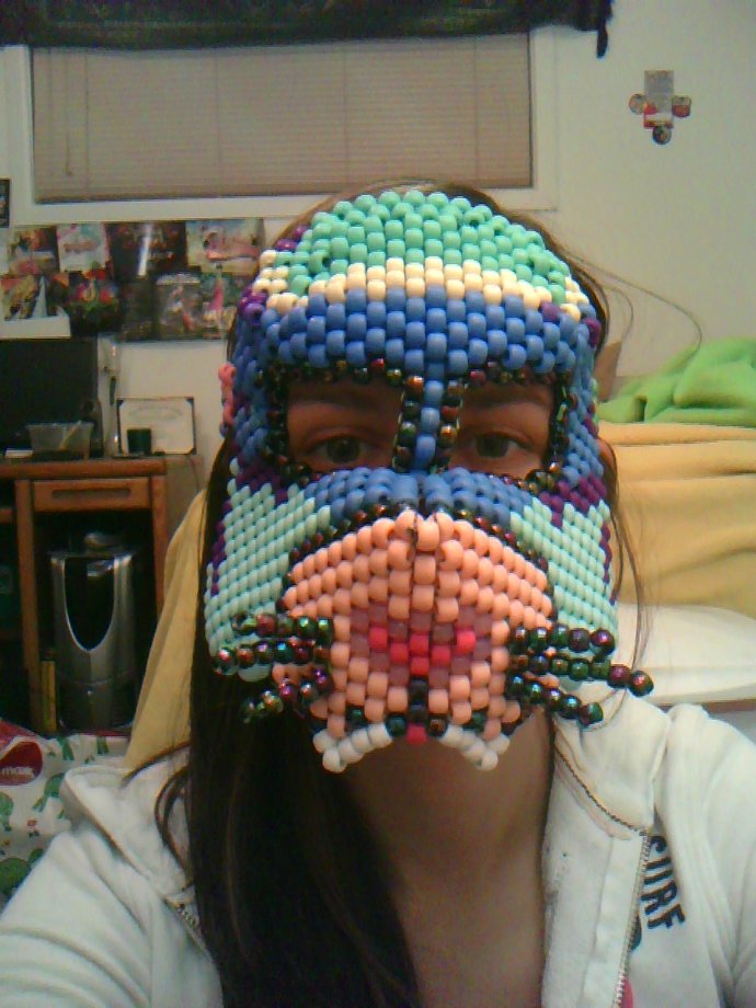 Tiger Mask On by m0nsturr - Kandi Photos on Kandi Patterns